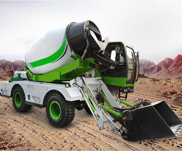 Rotary self-loading Cement Mixer Truck,Self Loading Mixer Machine - ZOOMJO