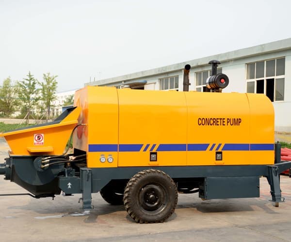 ZBT40C Diesel Concrete Trailer-Mounted Pumps For Sale-ZOOMJO
